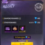 Free Fire Weekly Membership BD